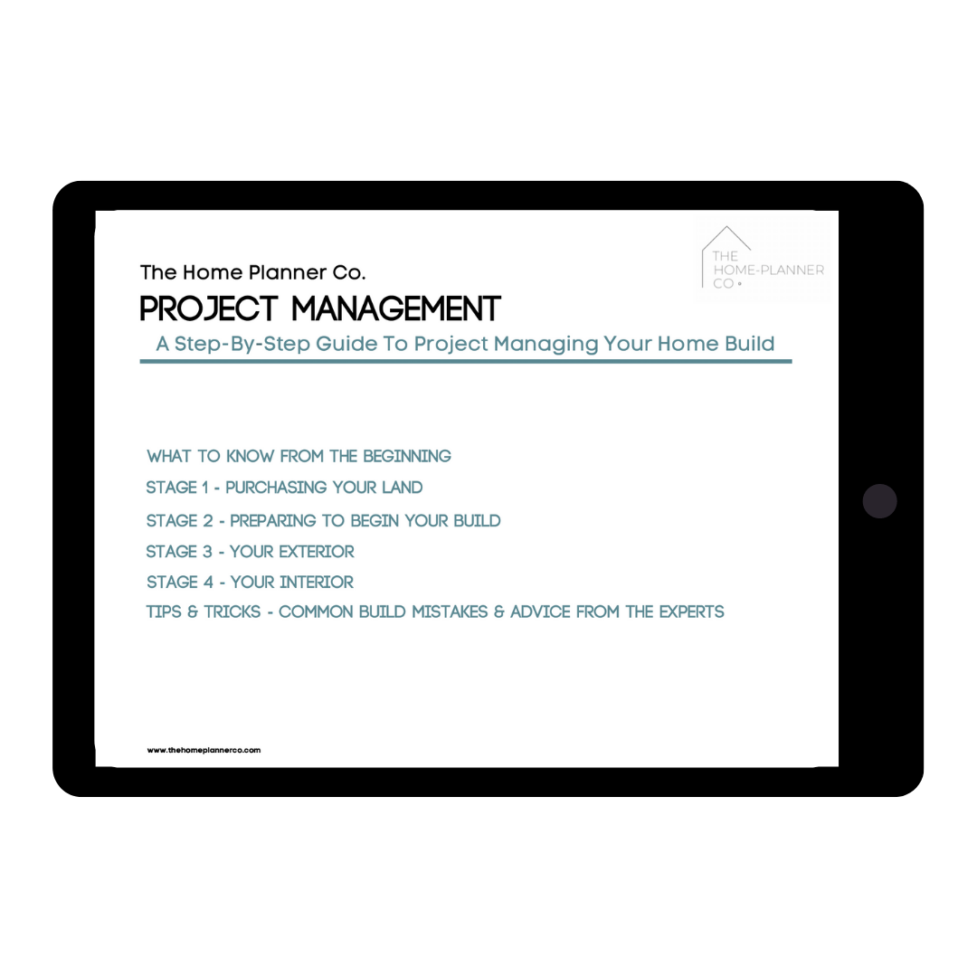 Your Downloadable Project Manager – The Home Planner Co.